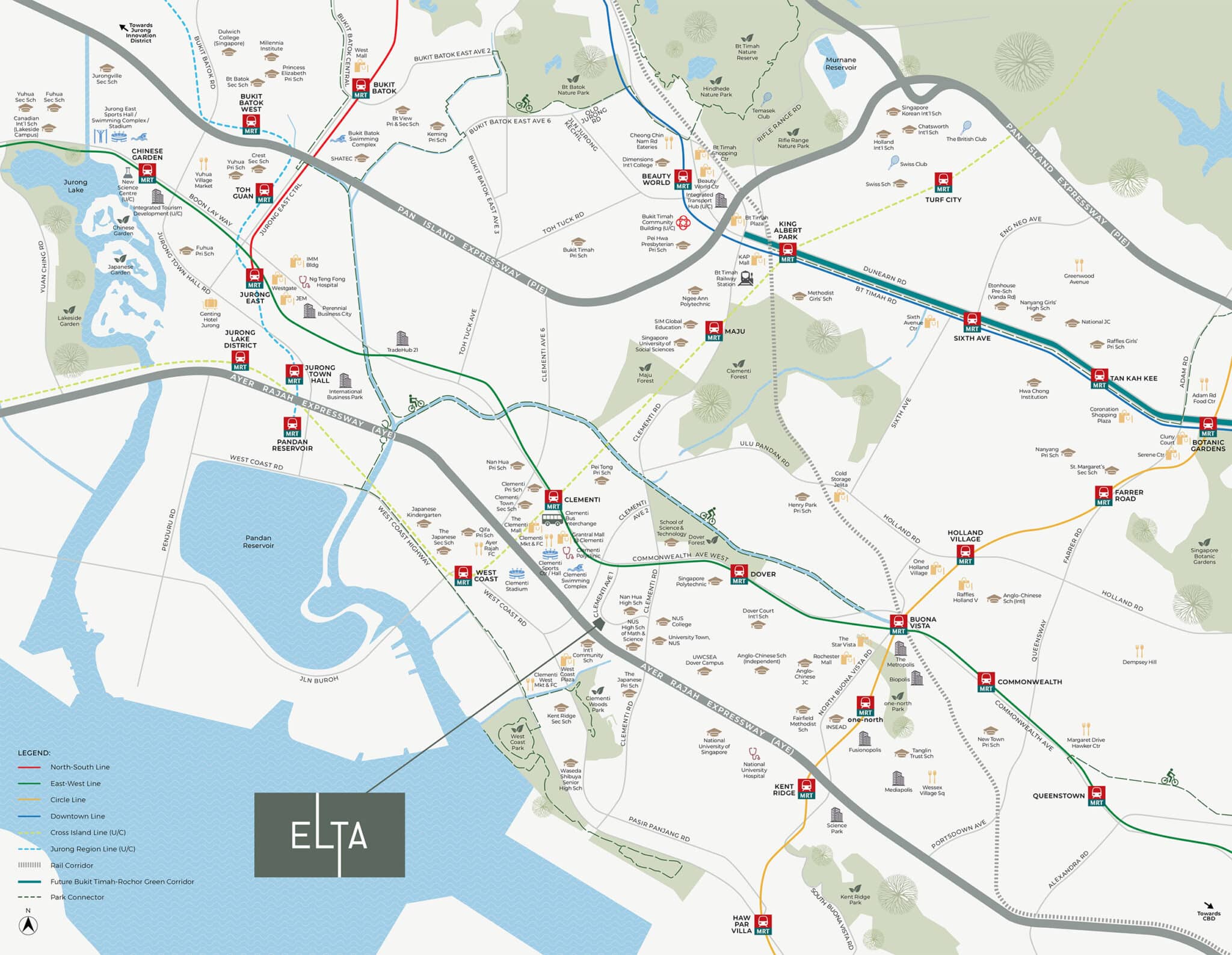 Location Map – Elta © Official